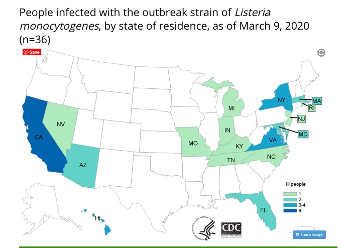 Enoki Mushroom Listeria Outbreak: 36 Sick, 4 Dead